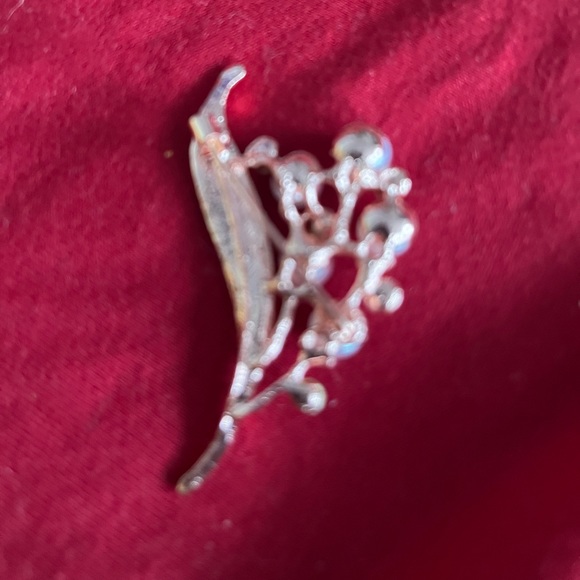 Jewelry | Spring Pearl Flower Cluster Bouquet Rose Gold Tone Brooch ...